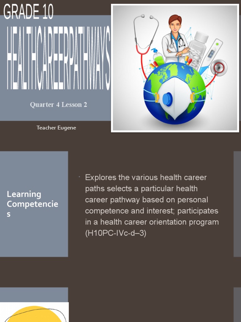 Health Career Pathways Guide | PDF | Health Care | Dentistry