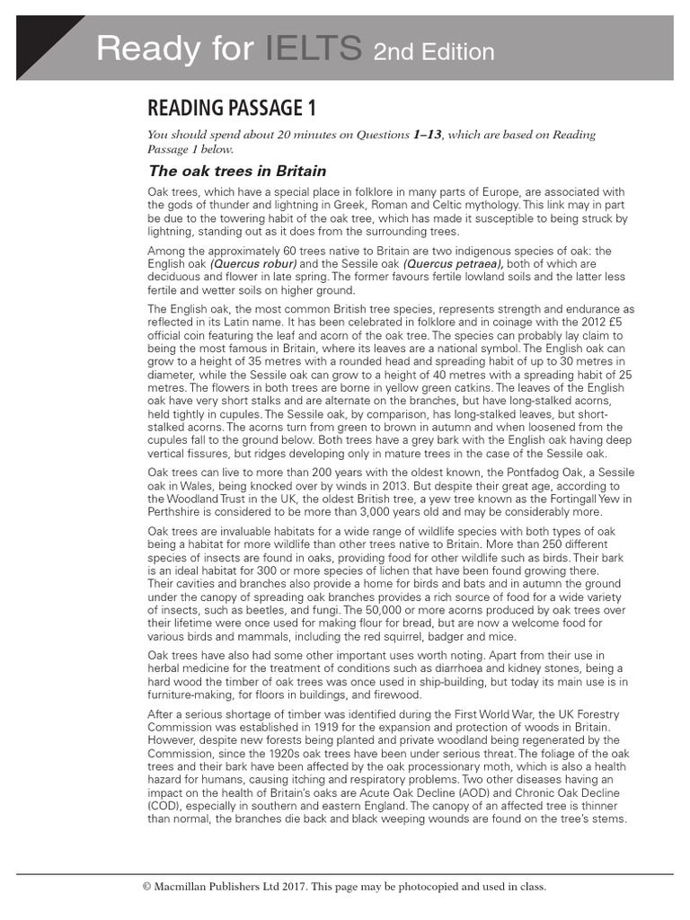 Practice Test 1 - Reading | PDF