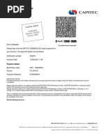 Payment Notification: Capitec B Ank | PDF | Payments | Banks