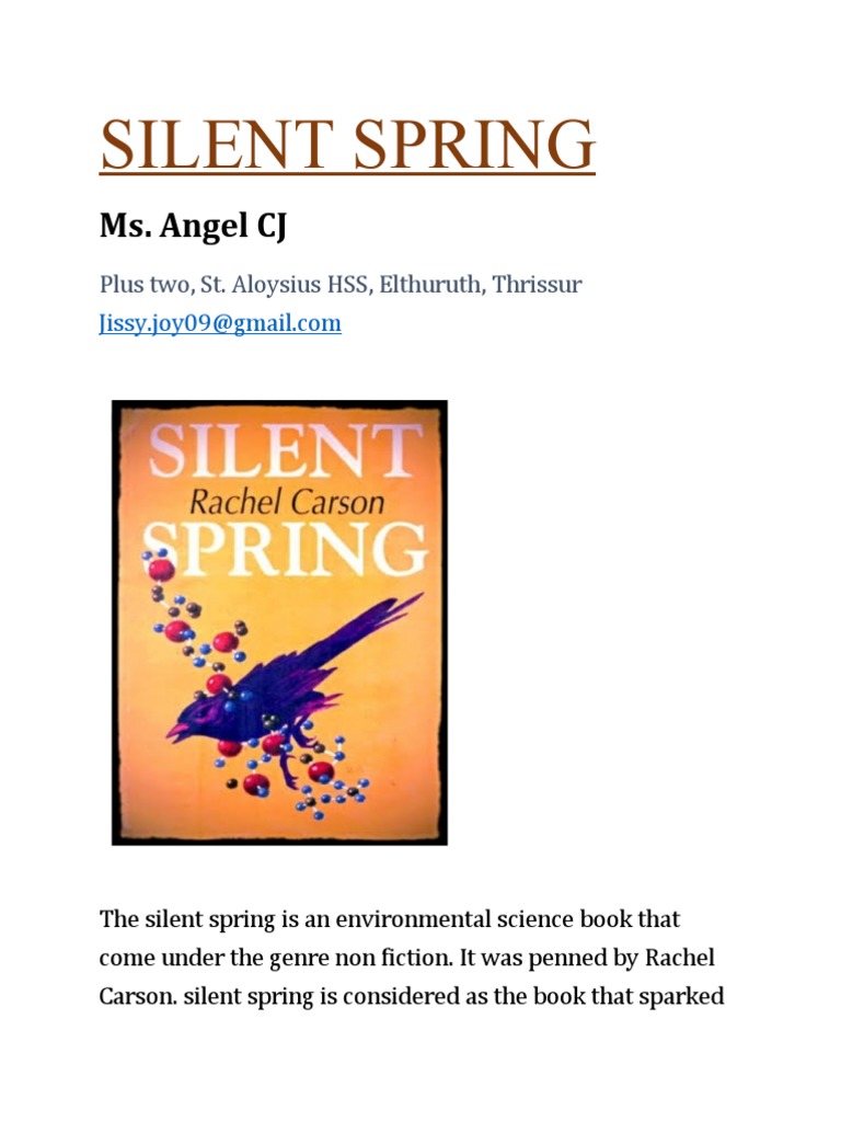 Silent Spring - Review | PDF | Pesticide | Ddt