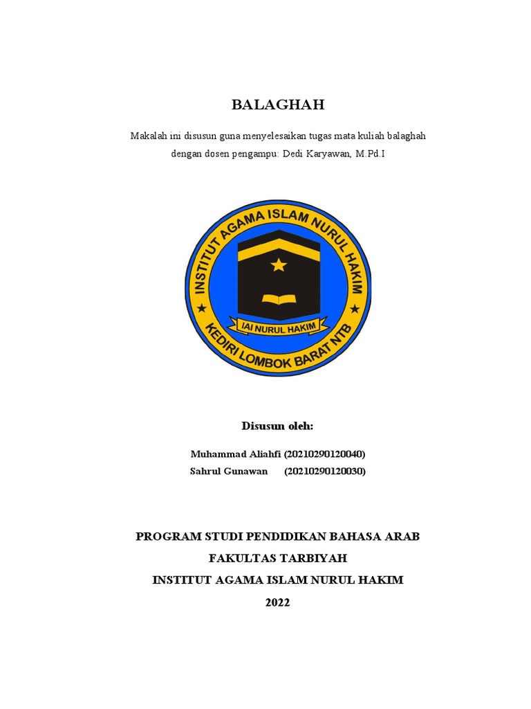 MAKALAH Balaghah | PDF