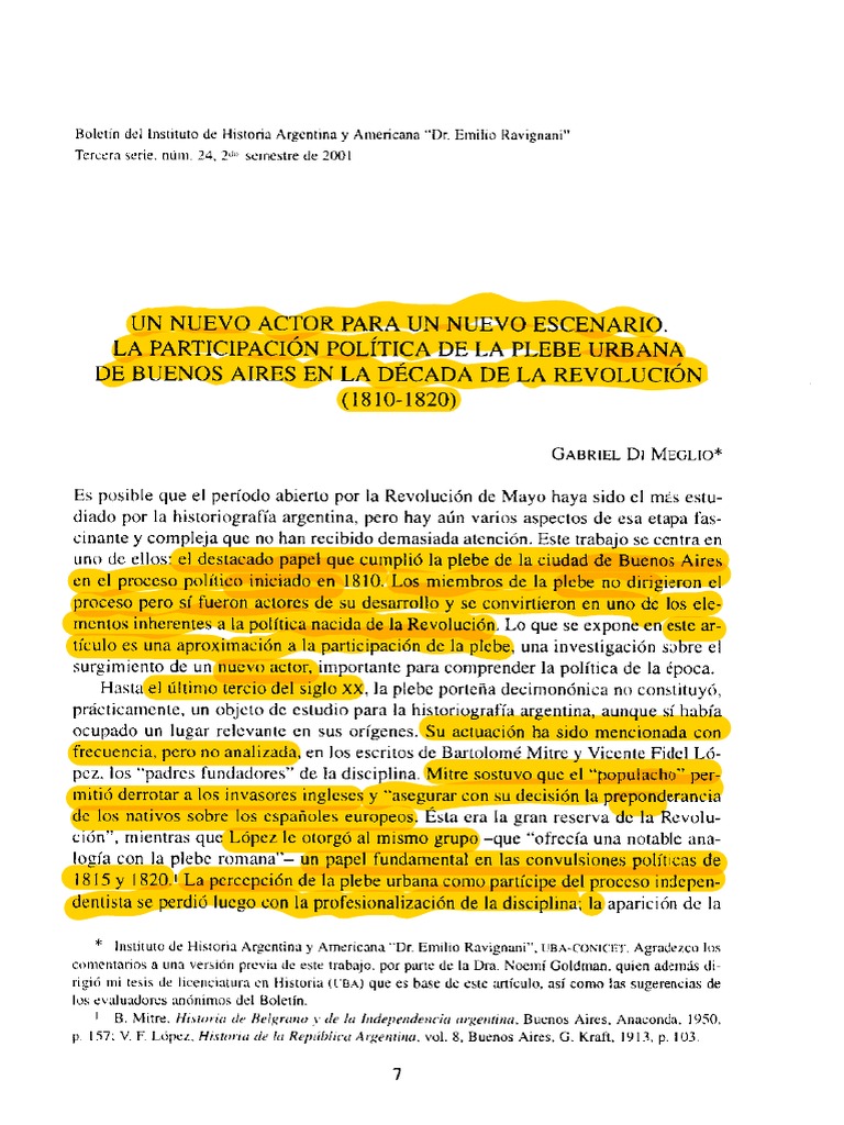 Di Meglio Un Nuevo Actor para Un Nuevo Escenario... | PDF