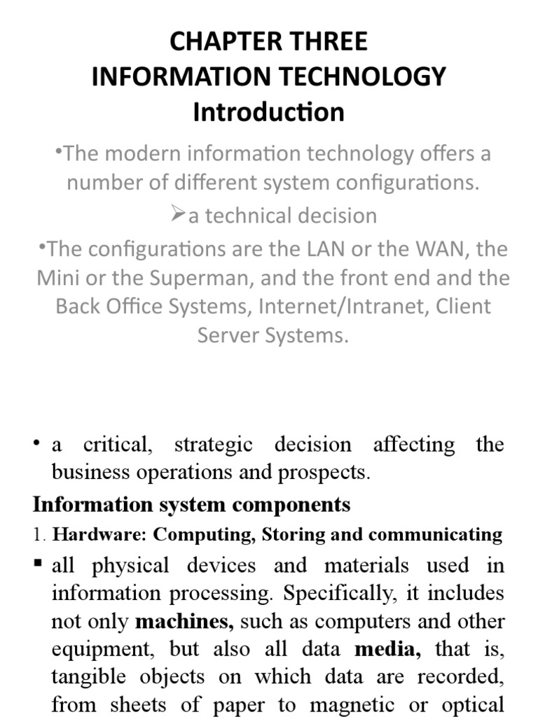 Chapter Three Mis Revi | PDF