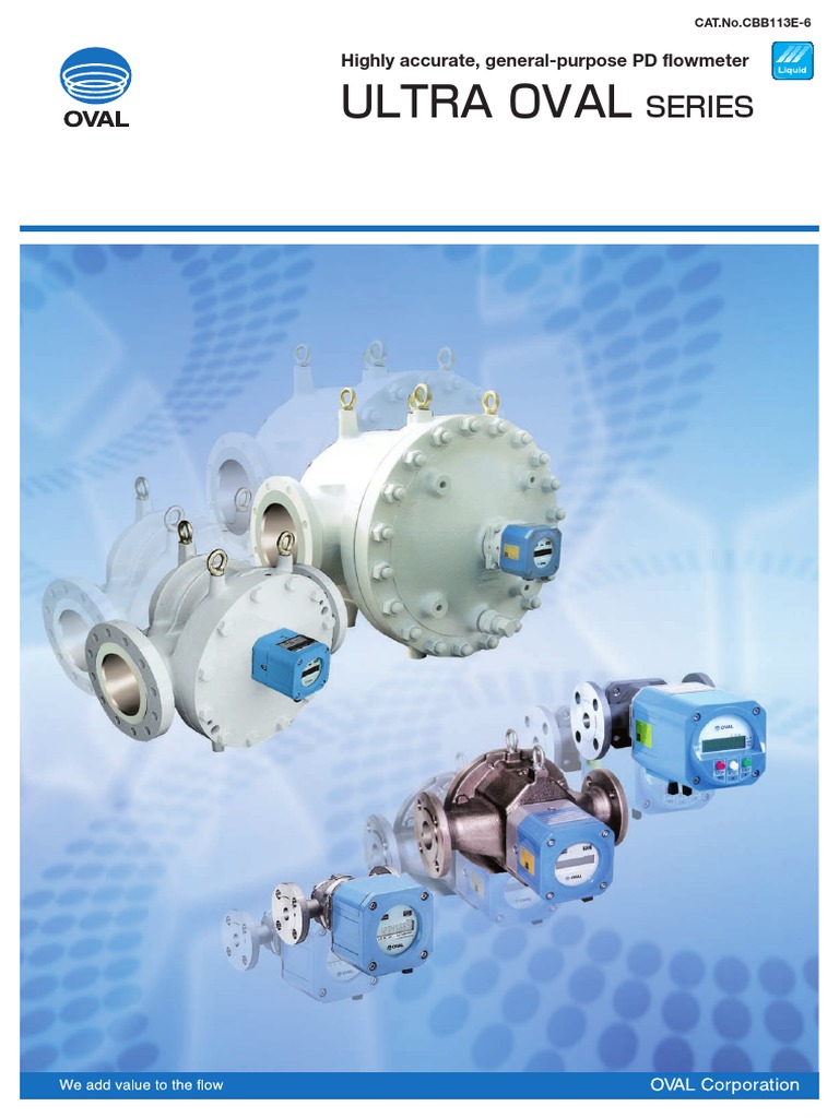 KATALOG-ULTRA-OVAL-SERIES-PD-FLOWMETERS | PDF | Flow Measurement | Valve