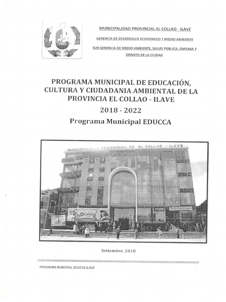 DT-MP El Collao 2018-2022 Puno | PDF