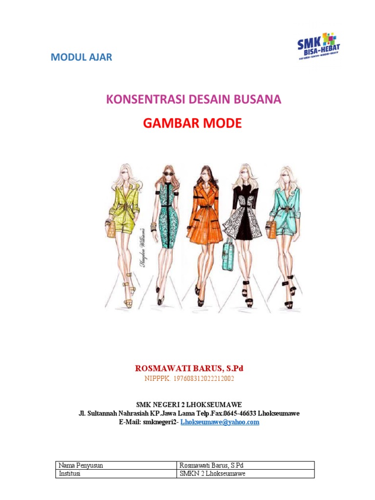 Modul Ajar Desain Busana Pdf