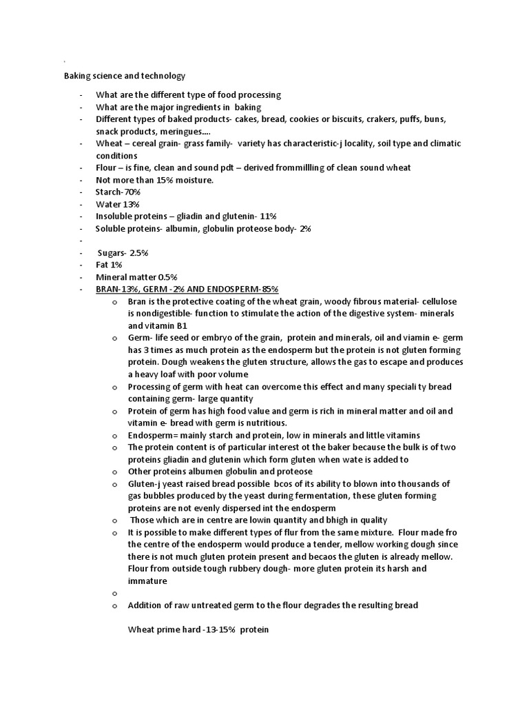 Baking Science and Technology | PDF