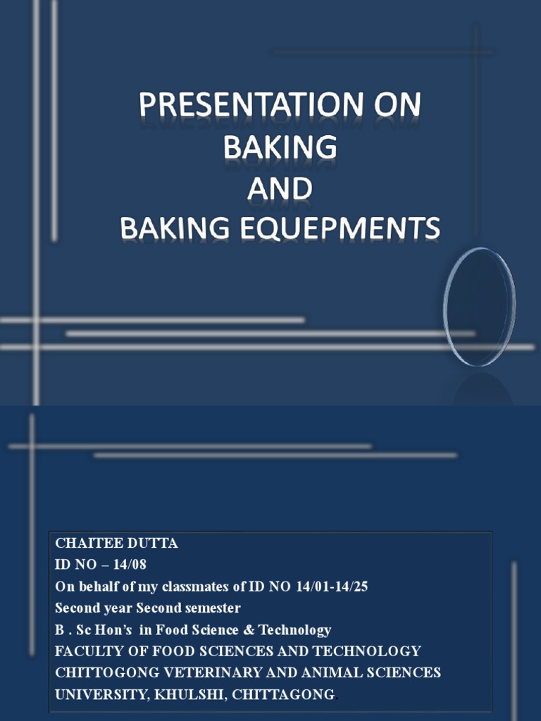 # Baking Equipment | PDF