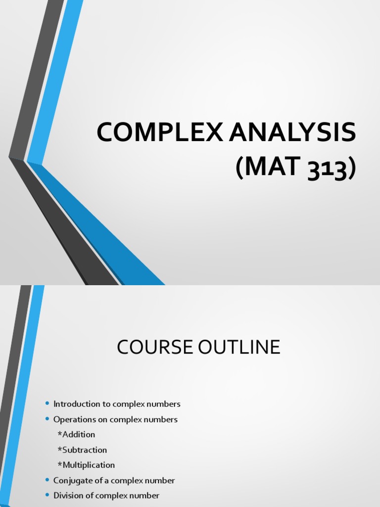 Complex Numbers Part 1(1) | PDF