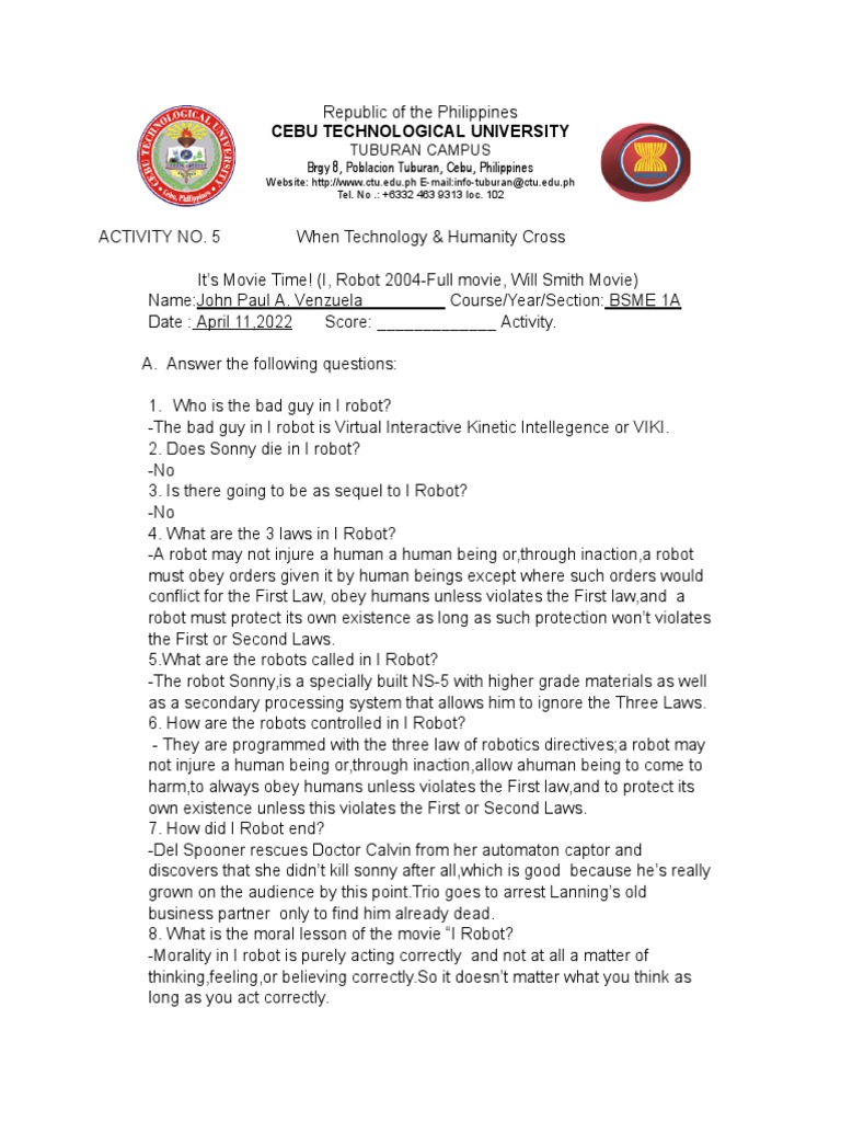 Activity No. 5 STS Edited | PDF