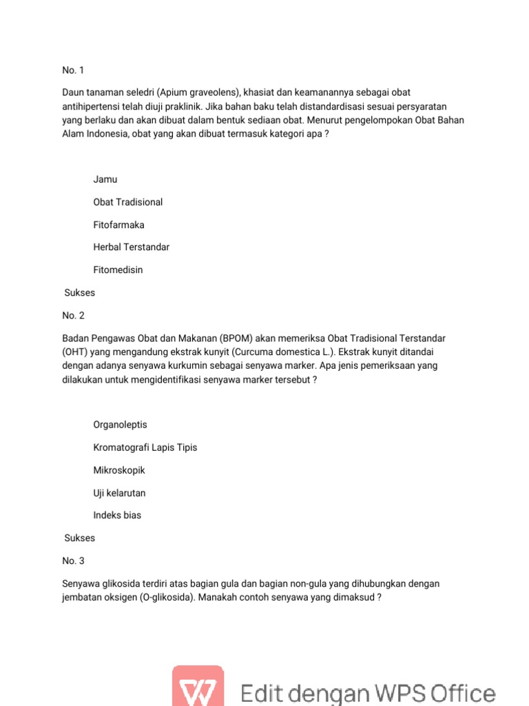 Efek Samping Daun Paliasa | PDF | Kesehatan Holistik