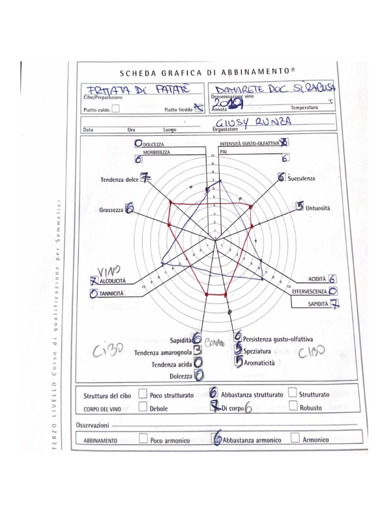 Scheda Grafica Di Abbinamento® | PDF