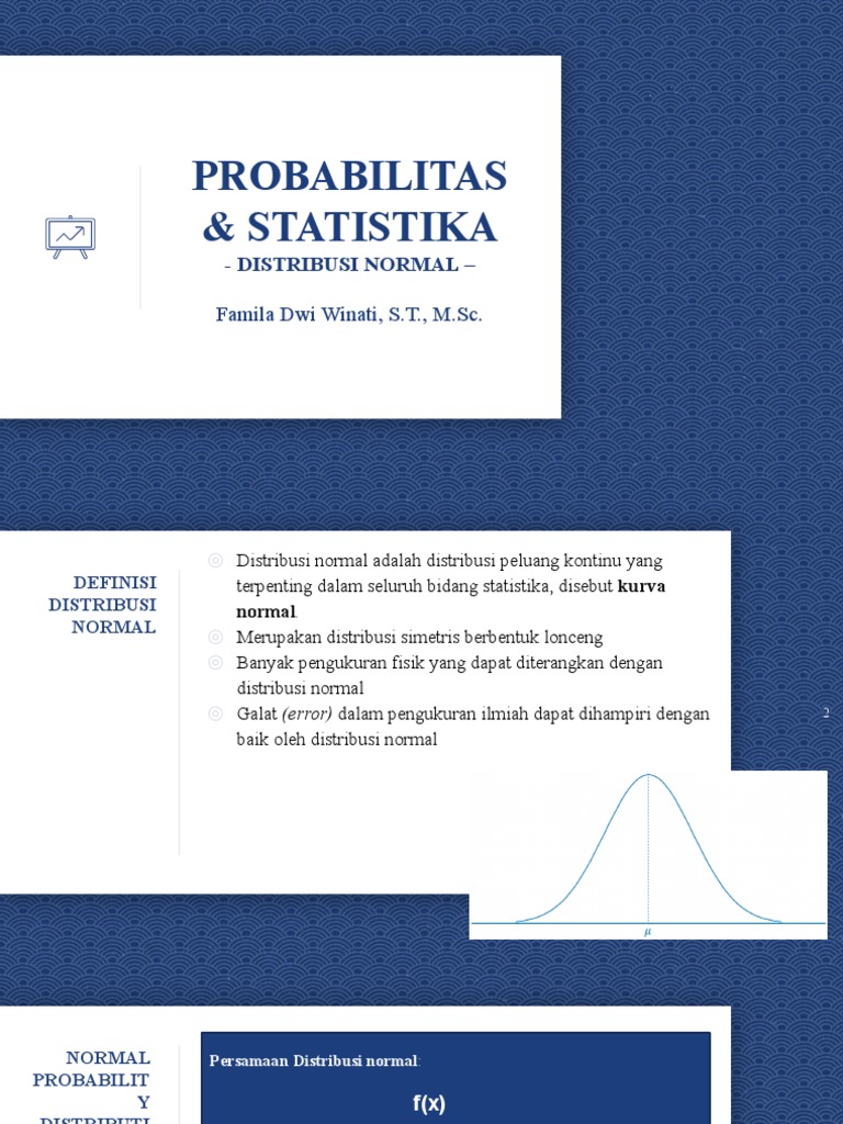 Week 12 - Distribusi Normal | PDF