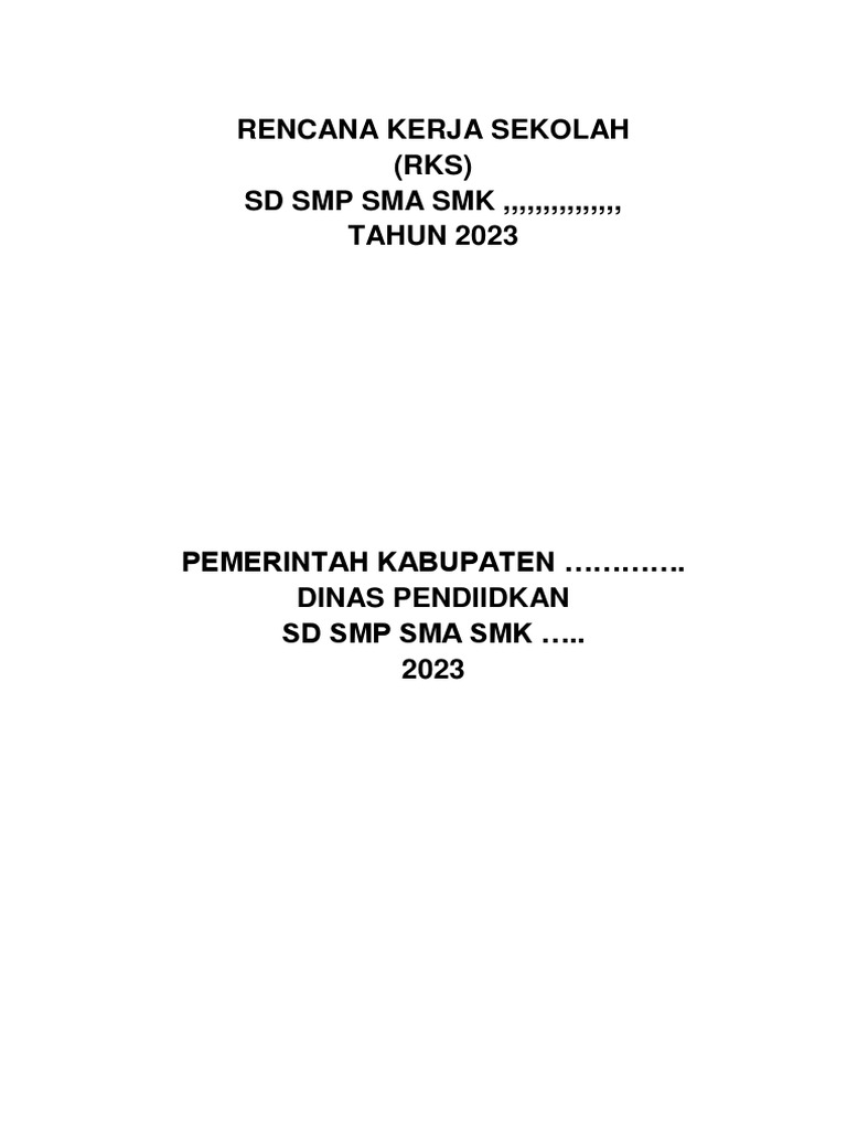 CONTOH RKS Fit | PDF