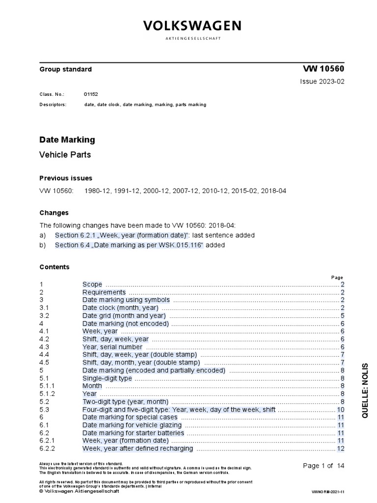 VW 10560 | PDF | Series And Parallel Circuits | Volkswagen