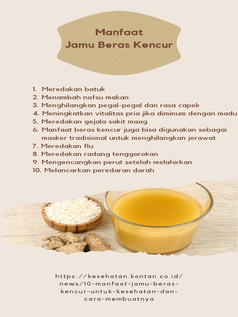 Minuman Beras Kencur | PDF