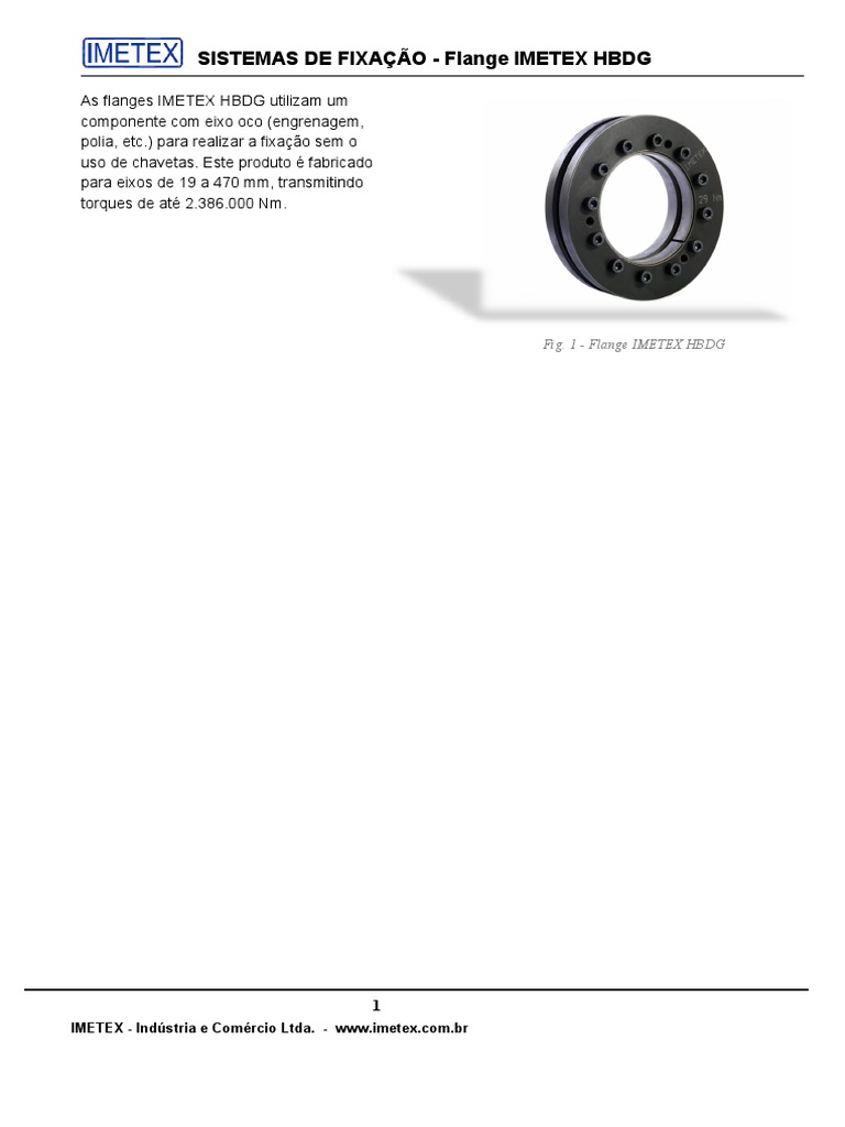 Flange HBDG 71 72 | PDF