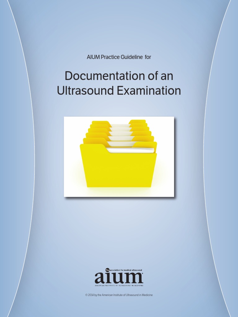 Documentation of An Ultrasound Examination | PDF | Medical Ultrasound ...