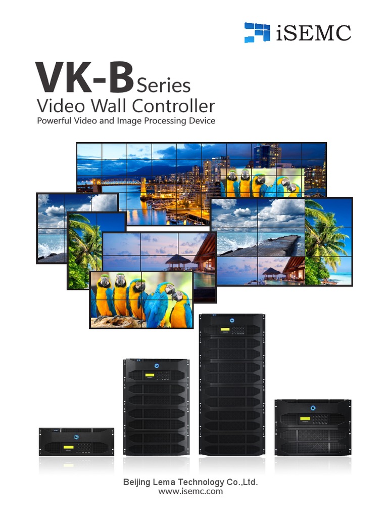 VK - iEMSC Video Wall Controller - v2.1 | PDF | Hdmi | Computer Monitor