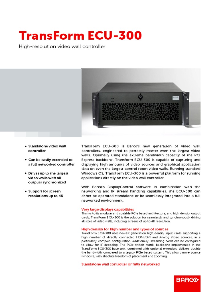 TransForm ECU-300 - en - 1684327080.4993744 | PDF