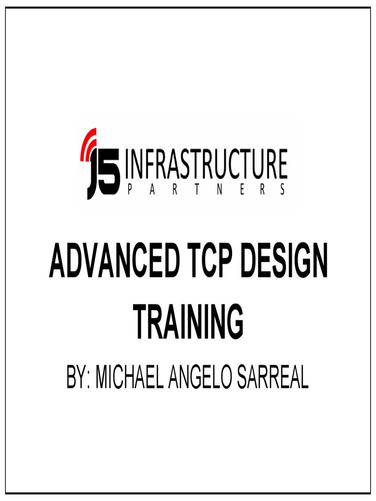 Advanced TCP Training | PDF | Traffic | Sidewalk