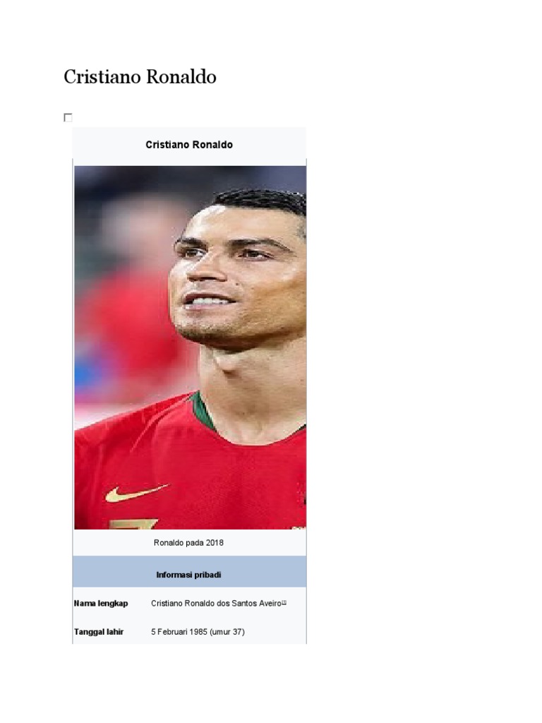 Cristiano Ronaldo | PDF