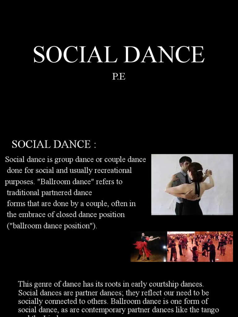 Social Dance Pdf Dances Ballroom Dance