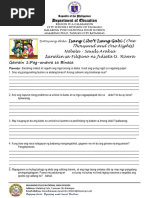 Banghay Aralin para Sa Pagsusulit | PDF