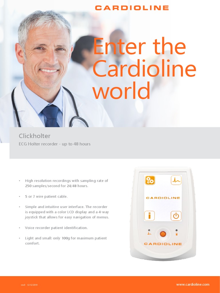 Clickholter ENG Rev0-1 | PDF Clickholter ENG Rev0-1 | PDF