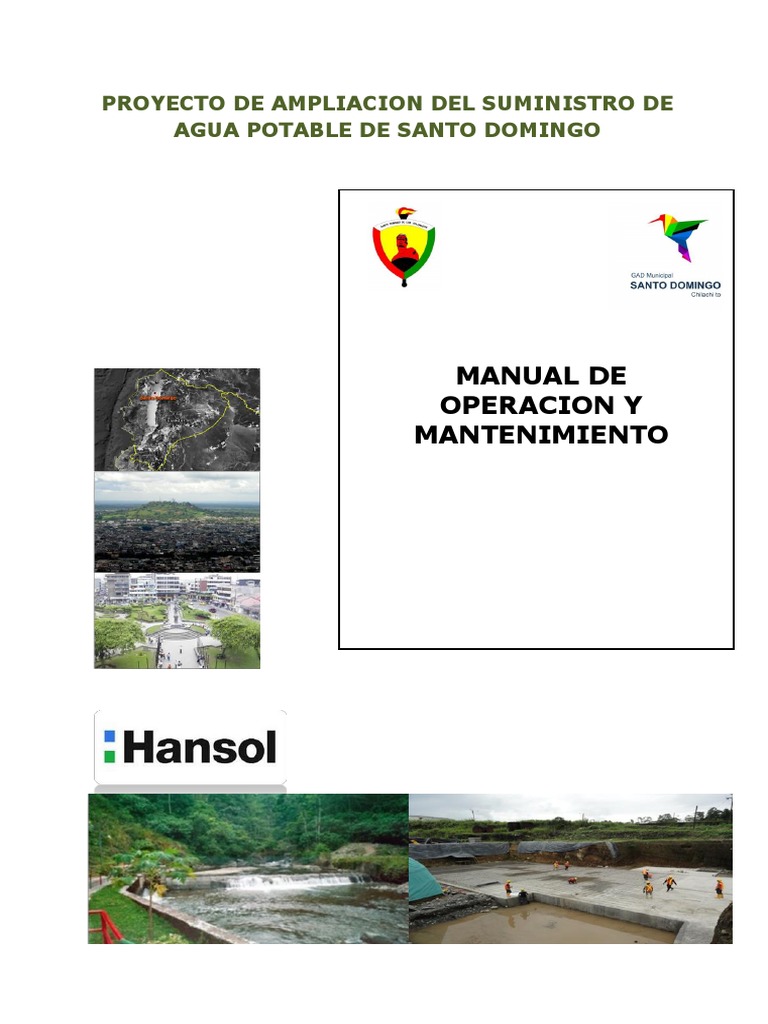 1 Manual de Operacion y Mantenimiento Wss-Contingency 20150505 Rev | PDF | Agua | Tubería ...