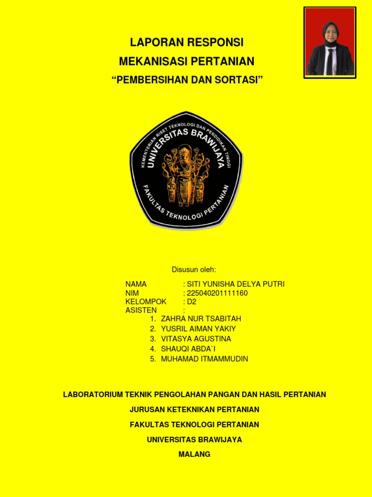 D2 - Siti Yunisha Delya Putri - 225040201111160 - Pembersihan Dan Sortasi | PDF