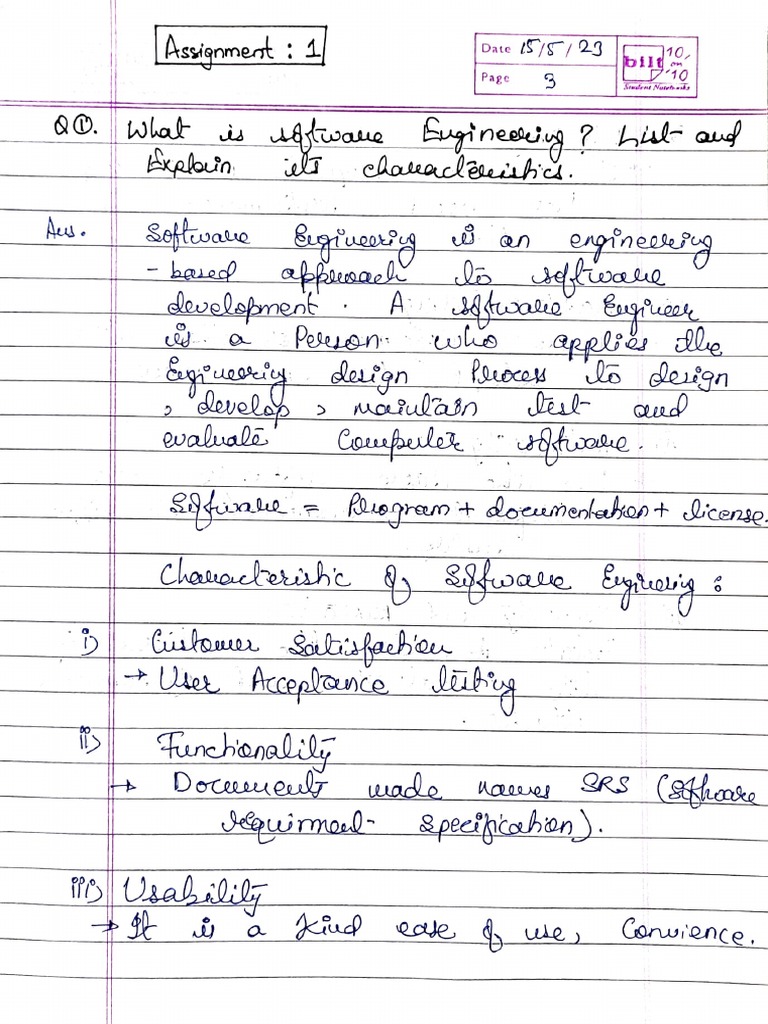 Software Engineering Assignment | PDF