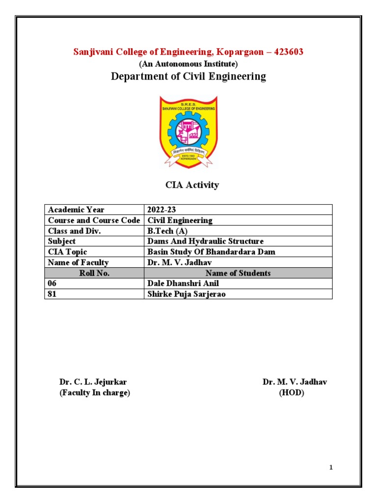 DHS Report 1 | PDF | Drainage Basin | Surface Runoff