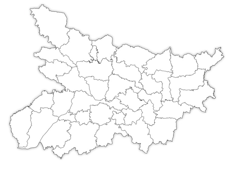 Bihar Blank Map | PDF