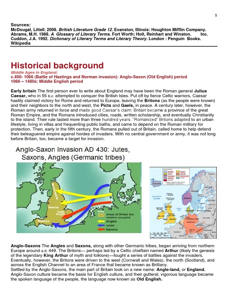 Introduction-to-Old-English-Anglo-Saxon-Literature-and-Culture | PDF | Beowulf