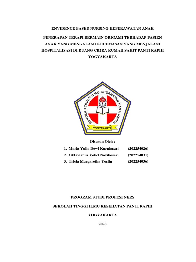 EBN Terapi Bermain Origami | PDF