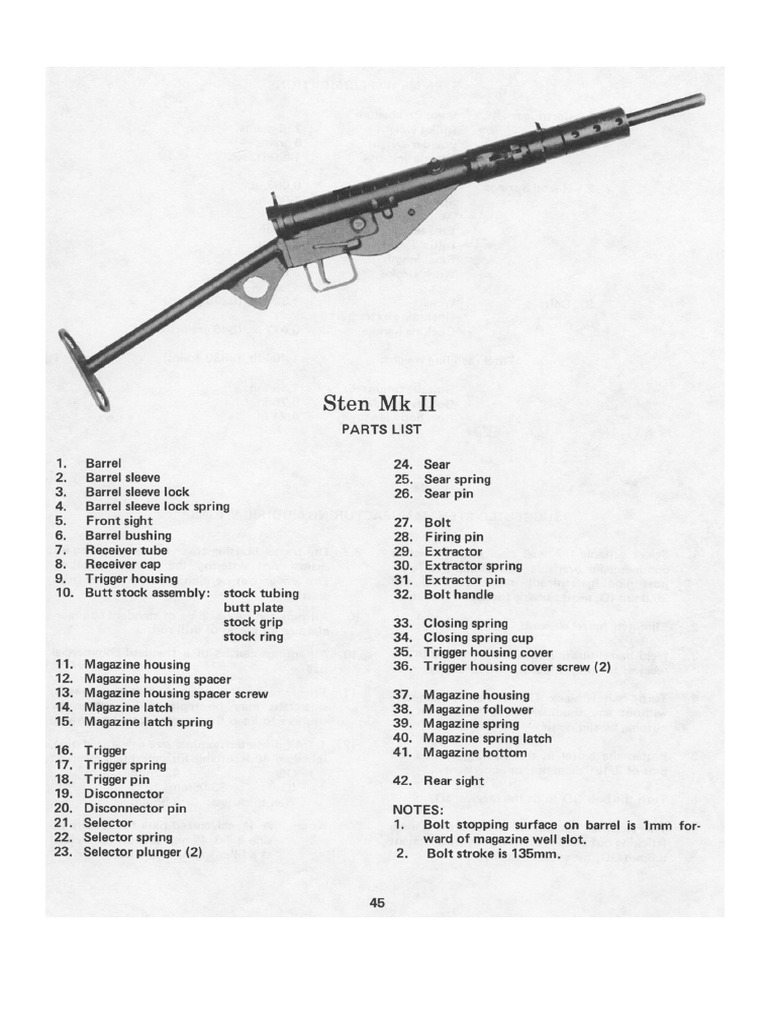 Sten_MK_II_Drawings_Part1 | PDF
