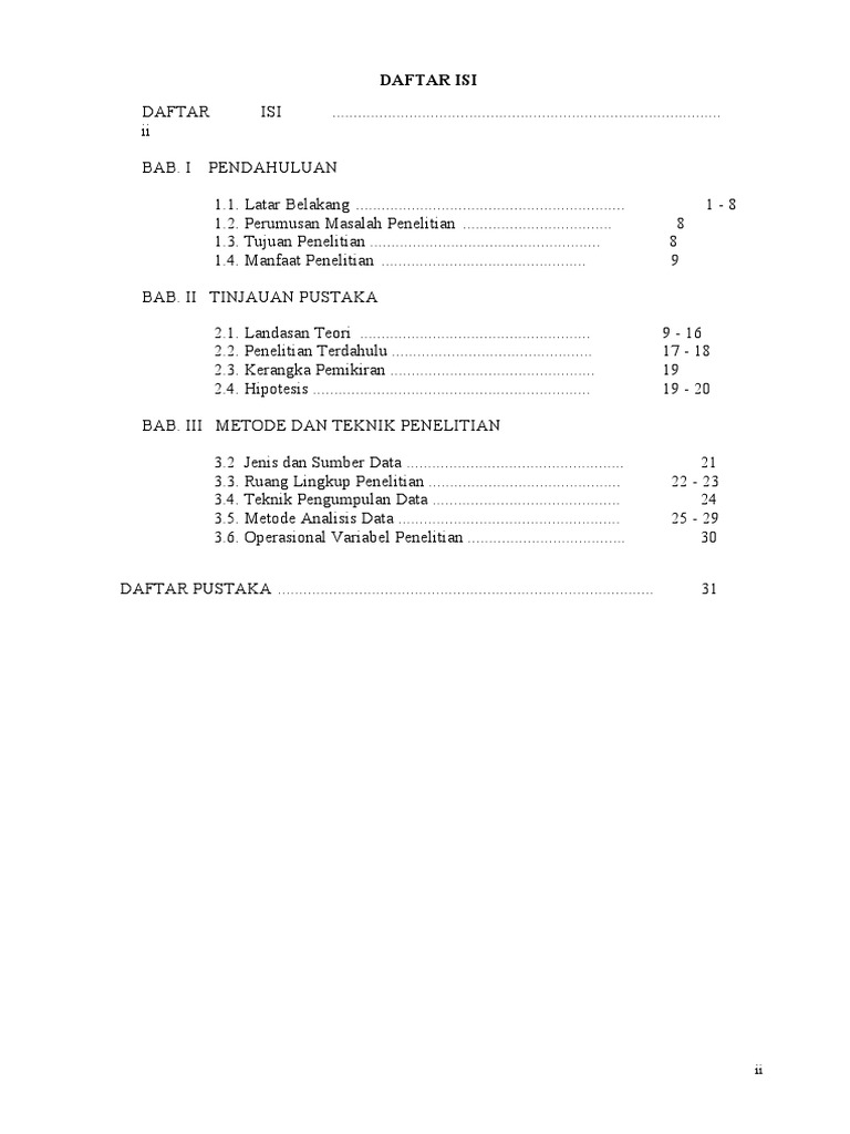 Proposal Skripsi SPH Bismillah | PDF
