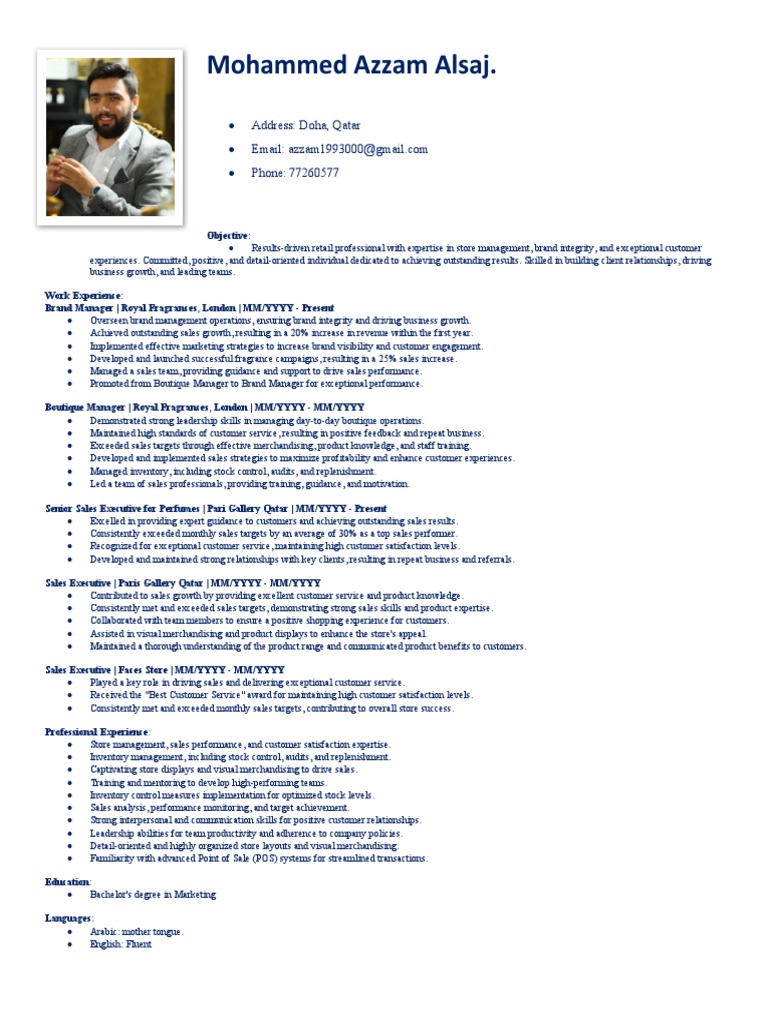 Azzam CV | PDF