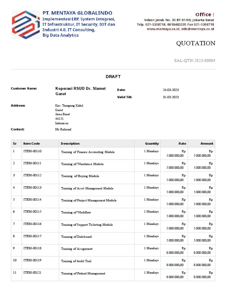 Koperasi RSUD Dr. Slamet Garut Pelatihan ERP Rumah Sakit | PDF | Money ... Koperasi RSUD Dr. Slamet Garut Pelatihan ERP Rumah Sakit | PDF | Money ...