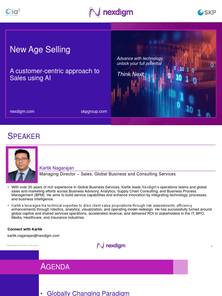 Customer Centric Approach To Sales Using AI | PDF | Analytics | Sales
