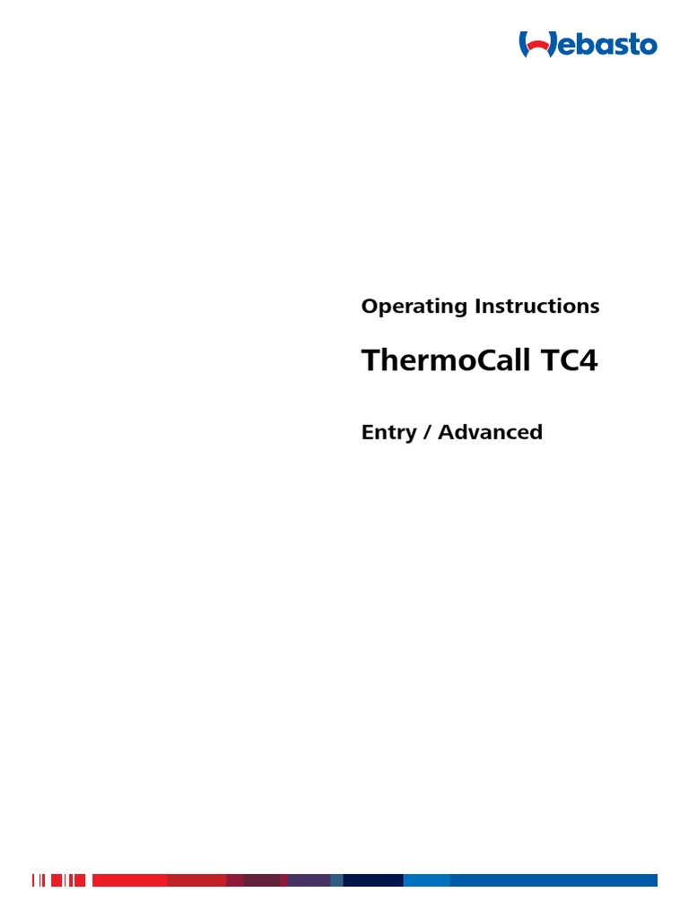 ThermoCall TC4 Operating Instructions | PDF | Computers | Technology ...