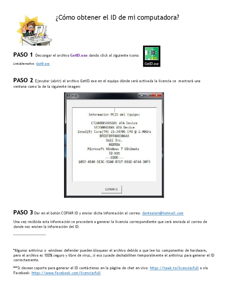 Cómo Obtener El ID de Mi Equipo | PDF