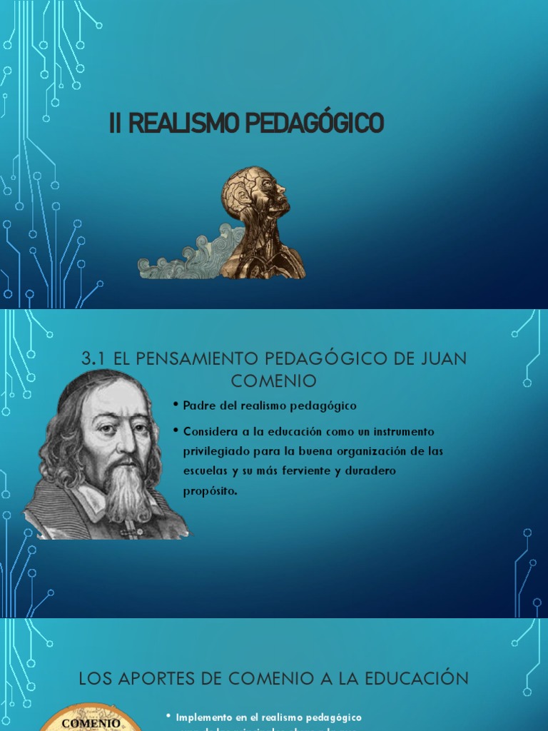 Realismo pedagógico | PDF | Intuición | Aprendizaje