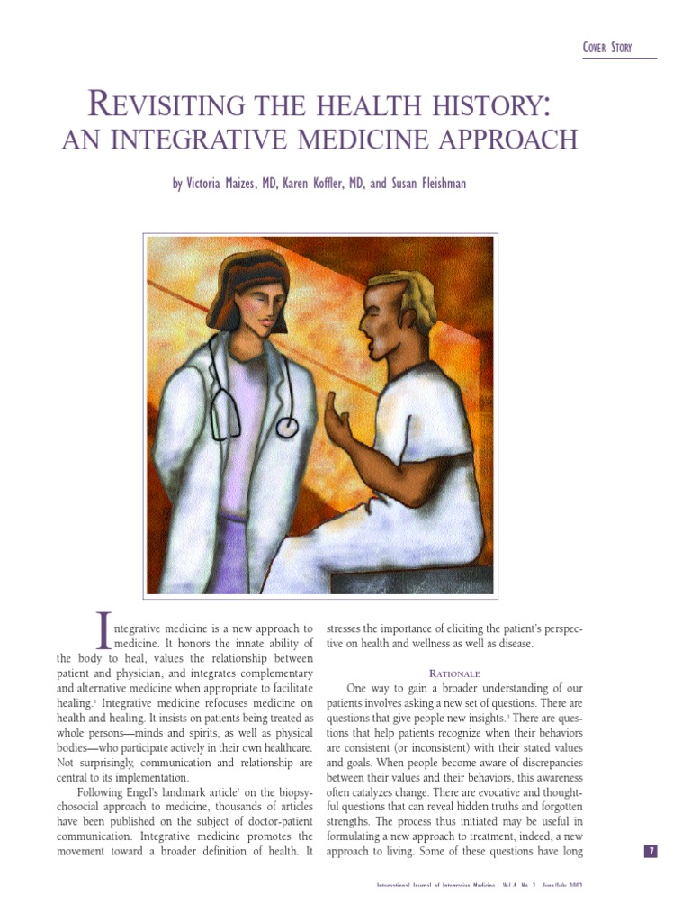 REVISITING The HEALTH History Integrative Medicine Approach | PDF ...