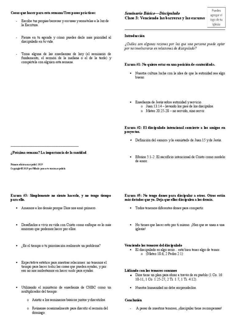 Discipulado Folleto | PDF | Cristo (título) | Evangelio de Mateo