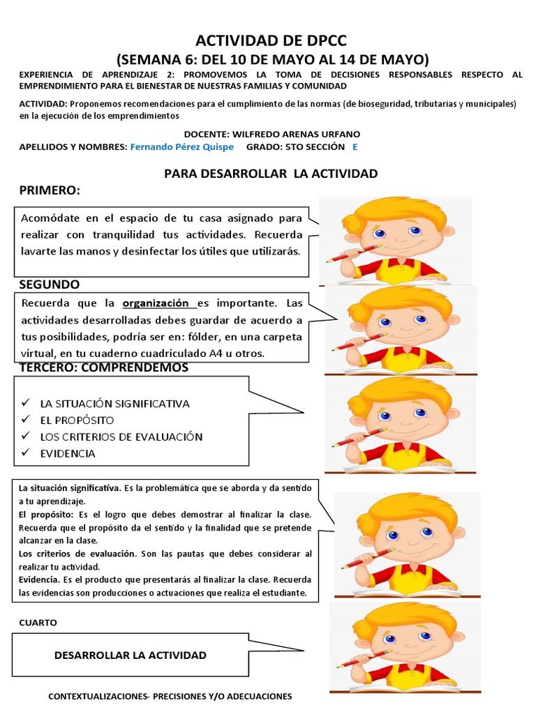 Tarea de DPCC | PDF | Evaluación