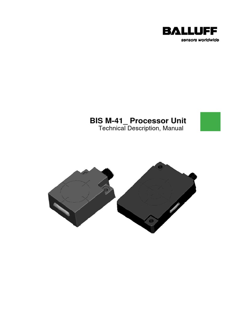 BIS M-41x - User - Manual | PDF | Usb | Electrical Connector