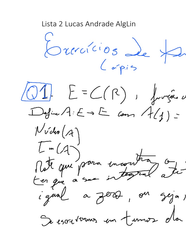 Lista 2 Lucas Andrade - AlGLIN | PDF