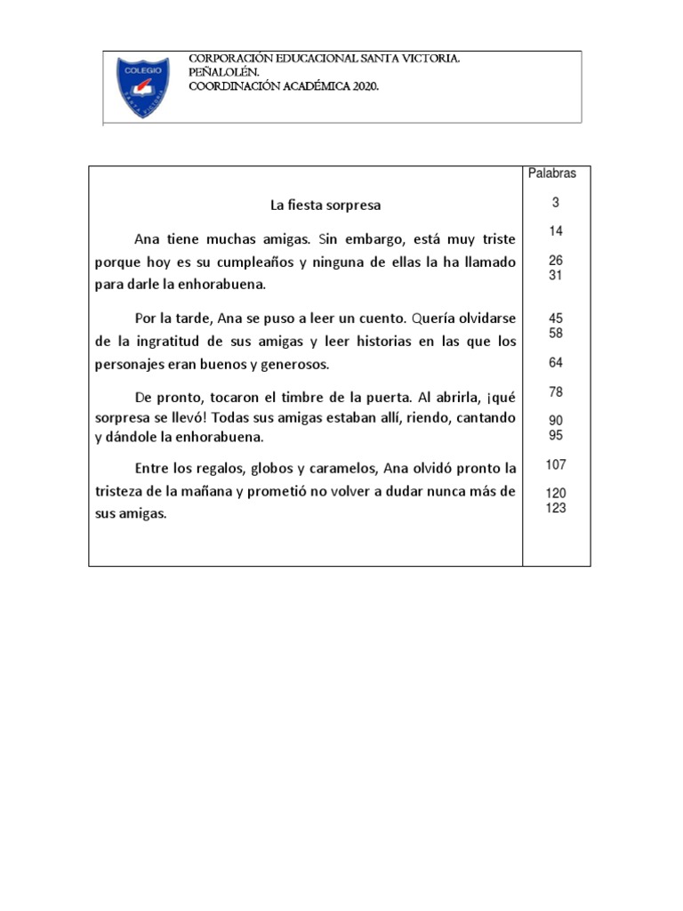 Fiesta Sorpresa de Ana | PDF